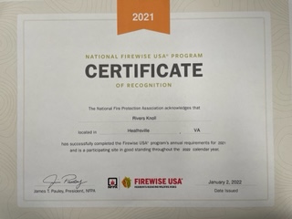 FIREWISE PROGRAM APPROVED FOR 2021 – Rivers Knoll Home Owners ...
